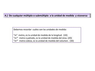 Conversiones de areas y volumenees | PPS