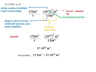 Conversiones de areas y volumenees | PPS