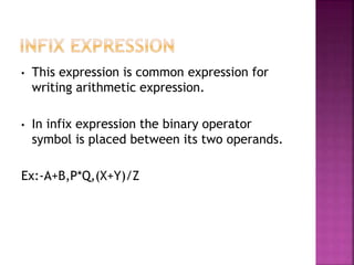 Infix-Postfix expression conversion | PPTX