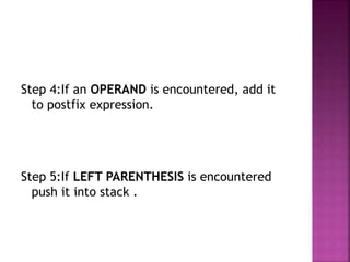 Infix-Postfix expression conversion | PPTX
