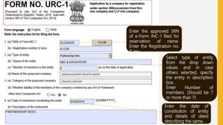 Conversion of Firm/LLP to Company | PPTX