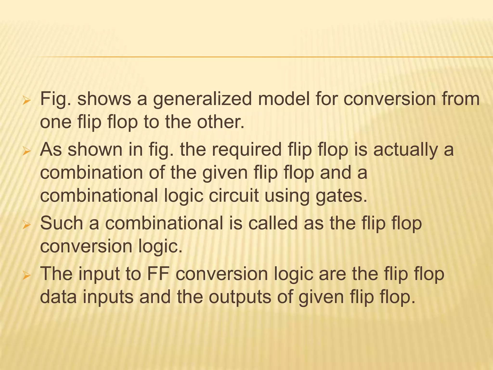 Conversion of flip flop | PPTX