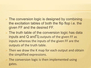 Conversion of flip flop | PPTX