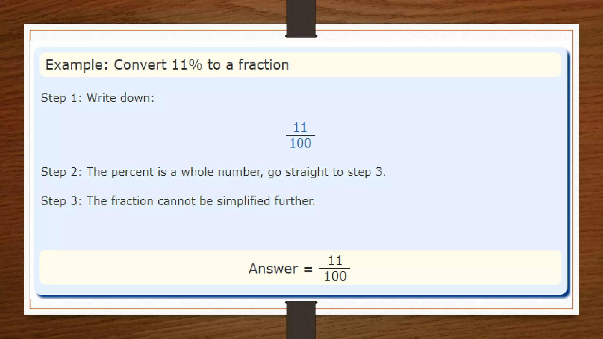 Conversion of fraction, decimal and percentage | PPTX