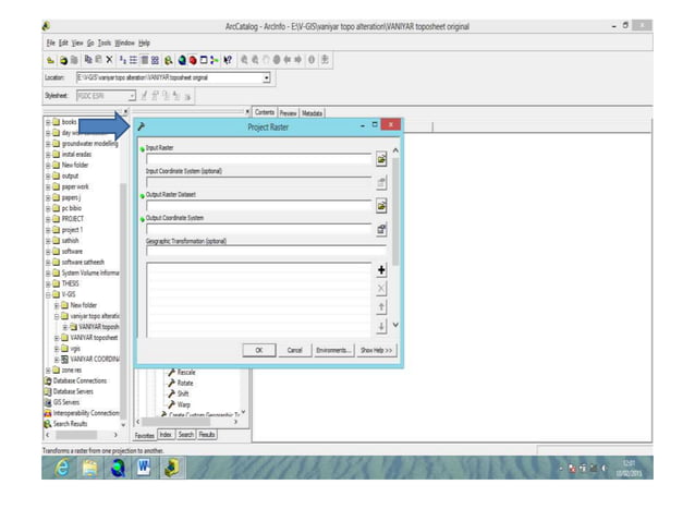 Conversion Of Ground Coordinates Into Map Coordinate Ppt