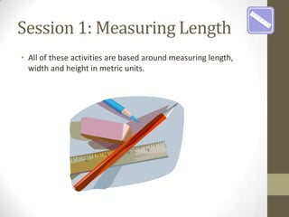 Teaching conversion of metric units | PPTX
