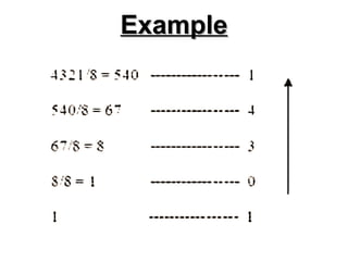 Conversion of number system | PPT