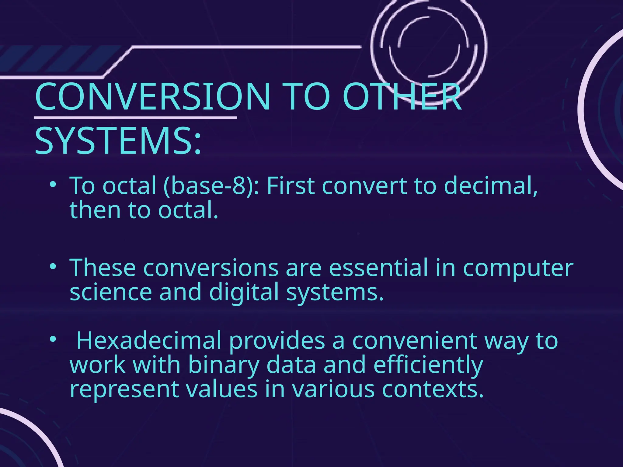 Computer number system, conversion and identification | PPTX