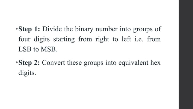 Conversion of Number Systems | PPTX