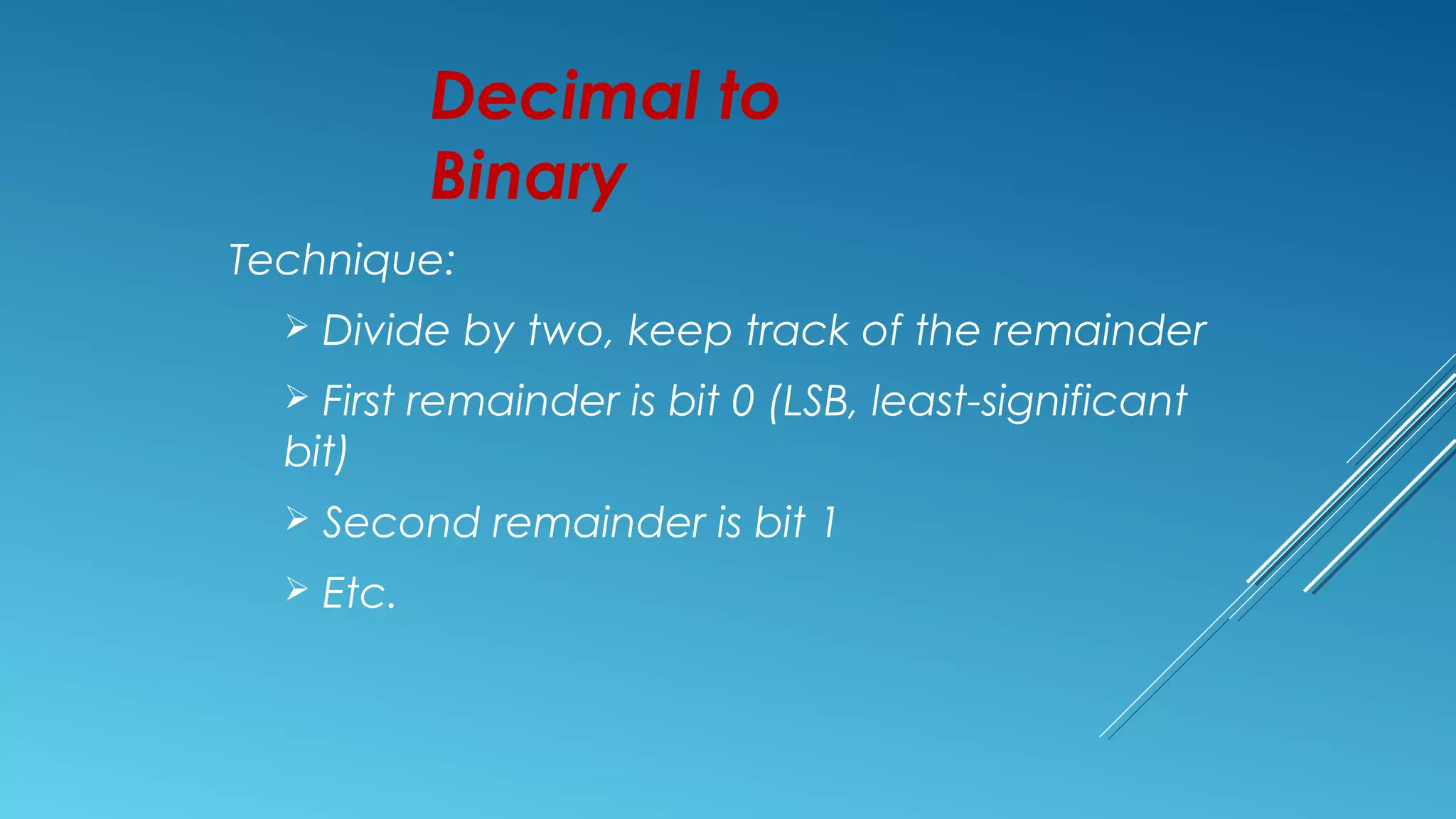 Conversion of number system with base concept | PPT