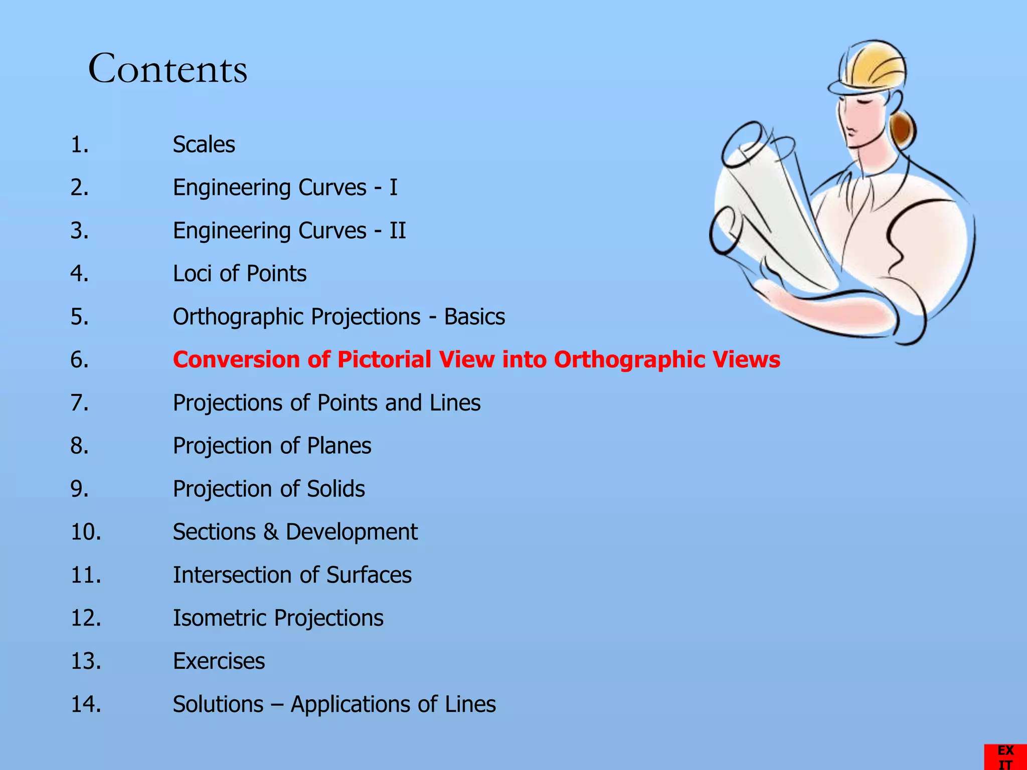 Conversion of Pictorial View into Orthographic Views.ppt