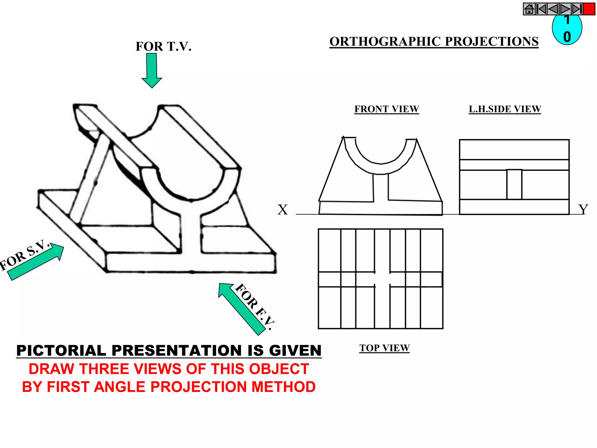 Conversion of Pictorial View into Orthographic Views.ppt