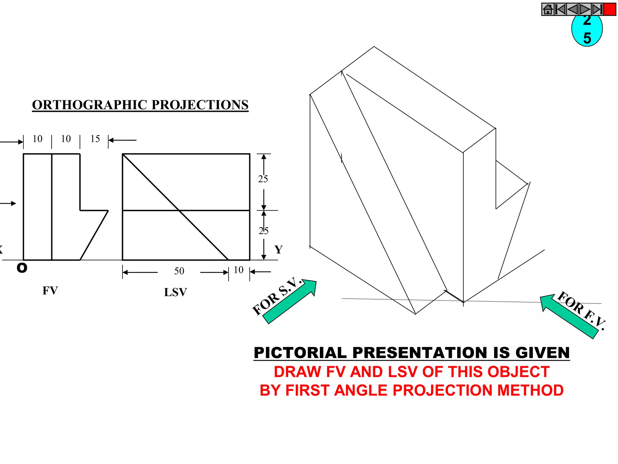 Conversion of Pictorial View into Orthographic Views.ppt