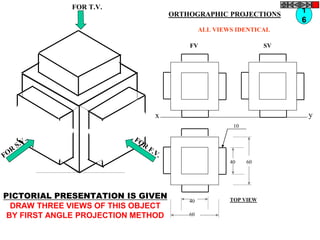 Conversion of Pictorial View into Orthographic Views.ppt