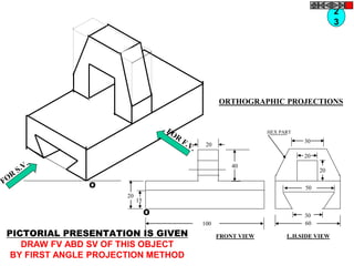 Conversion of Pictorial View into Orthographic Views.ppt