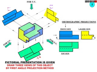 Conversion of Pictorial View into Orthographic Views.ppt