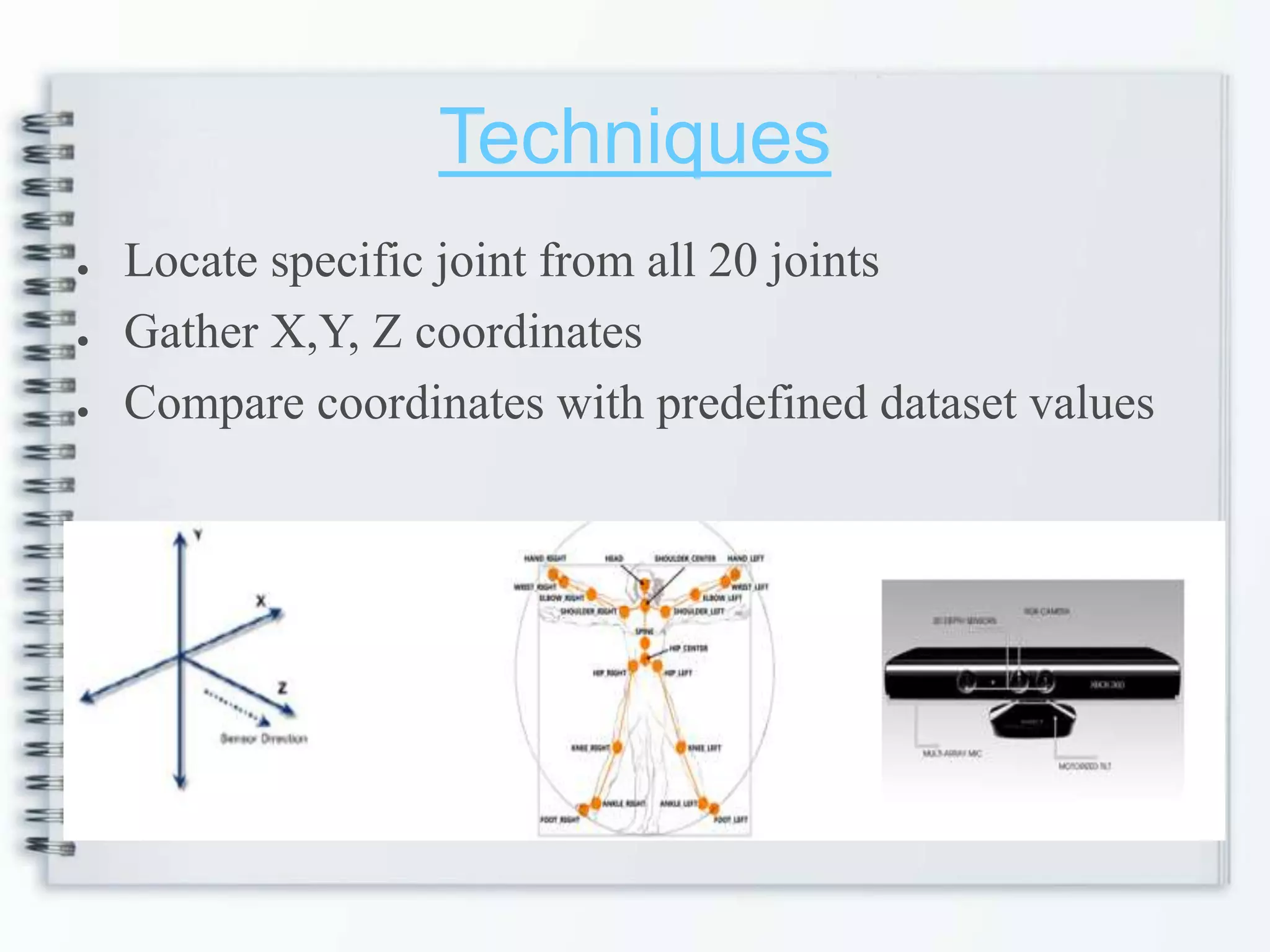 Conversion of sign language to speech using kinect | PPT
