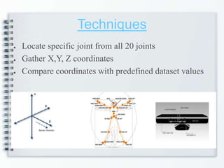 Conversion of sign language to speech using kinect | PPT