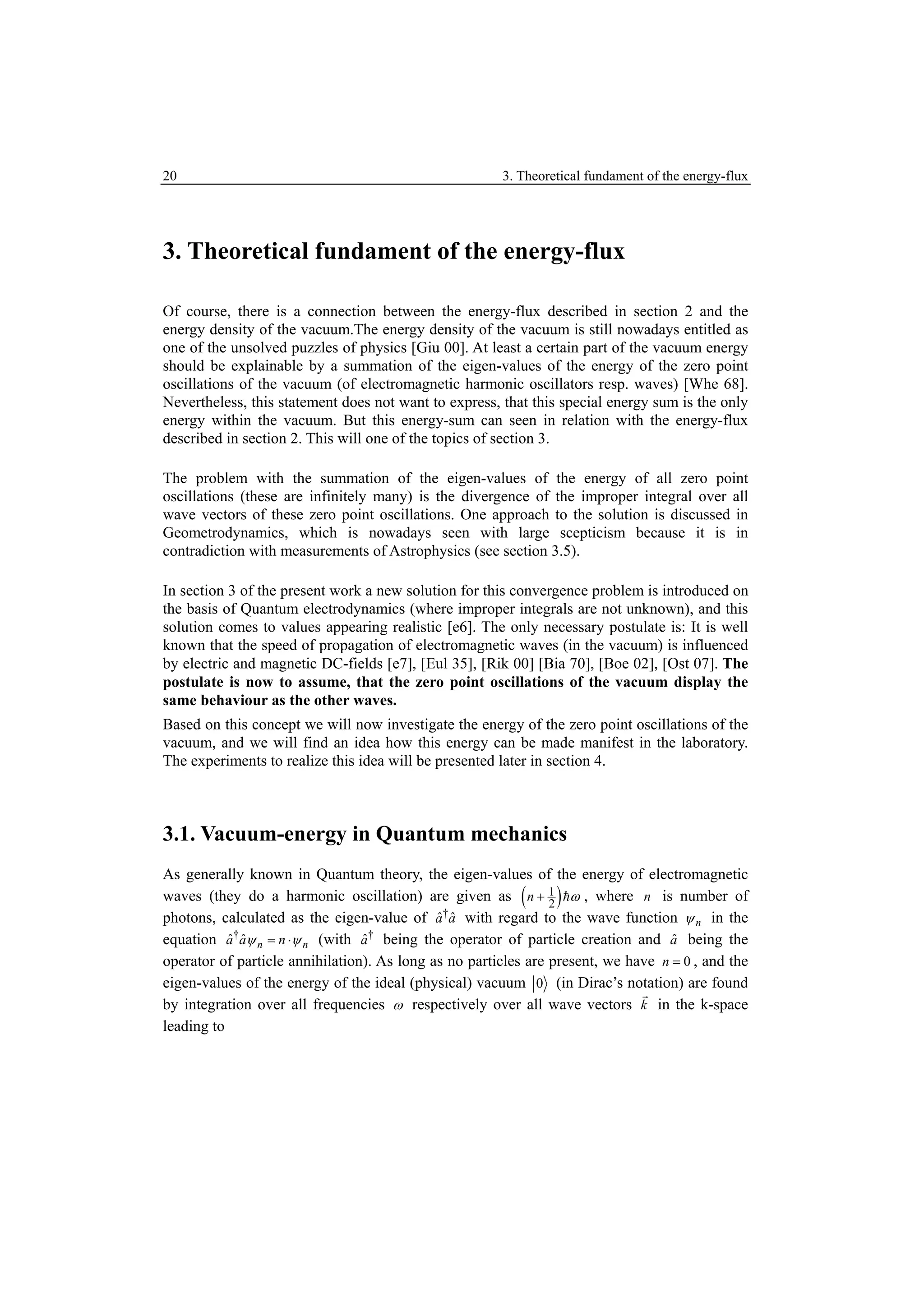 Conversion of the vacuum energy of electromagnetic zero point oscillations into classical ...