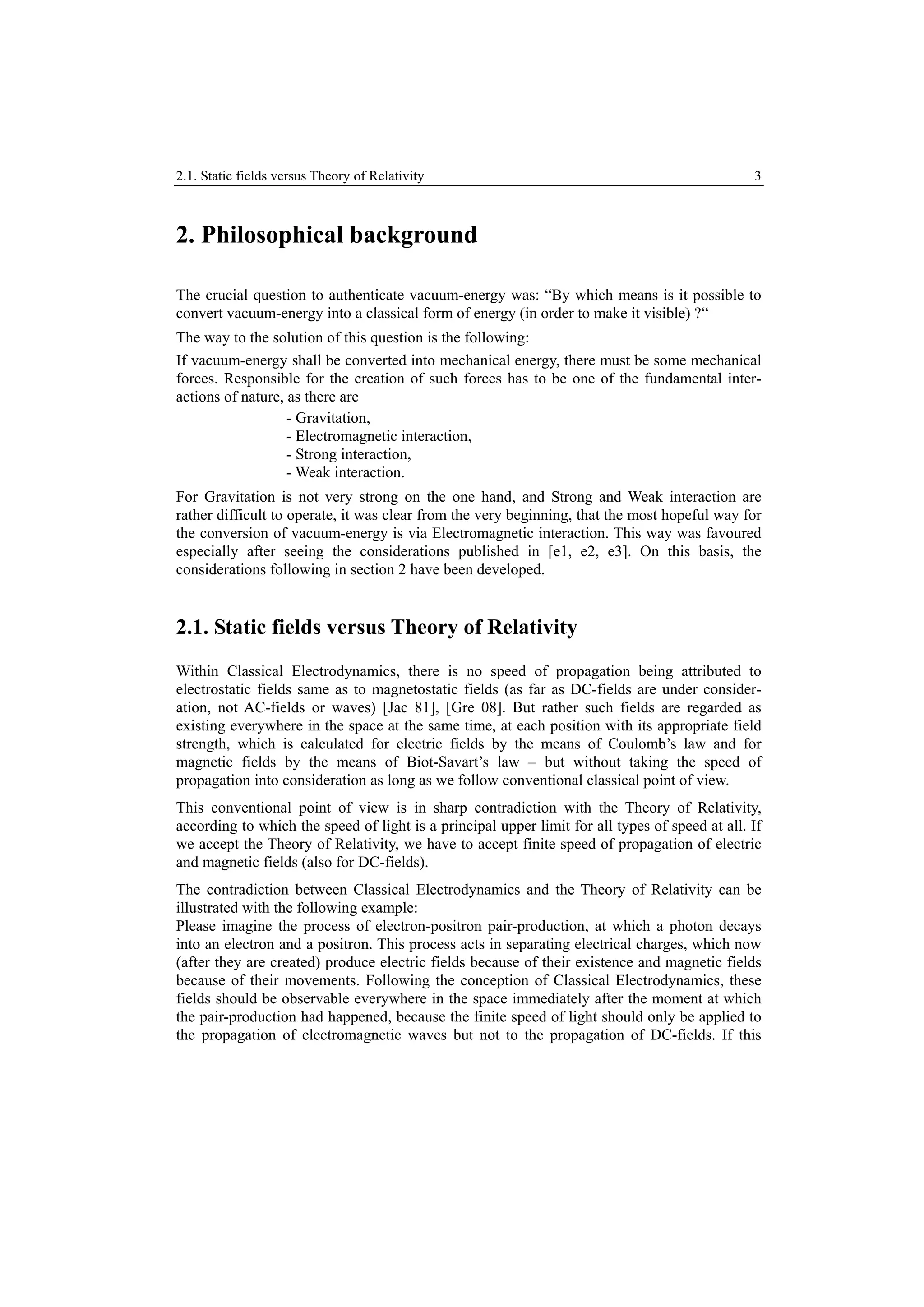 Conversion of the vacuum energy of electromagnetic zero point ...