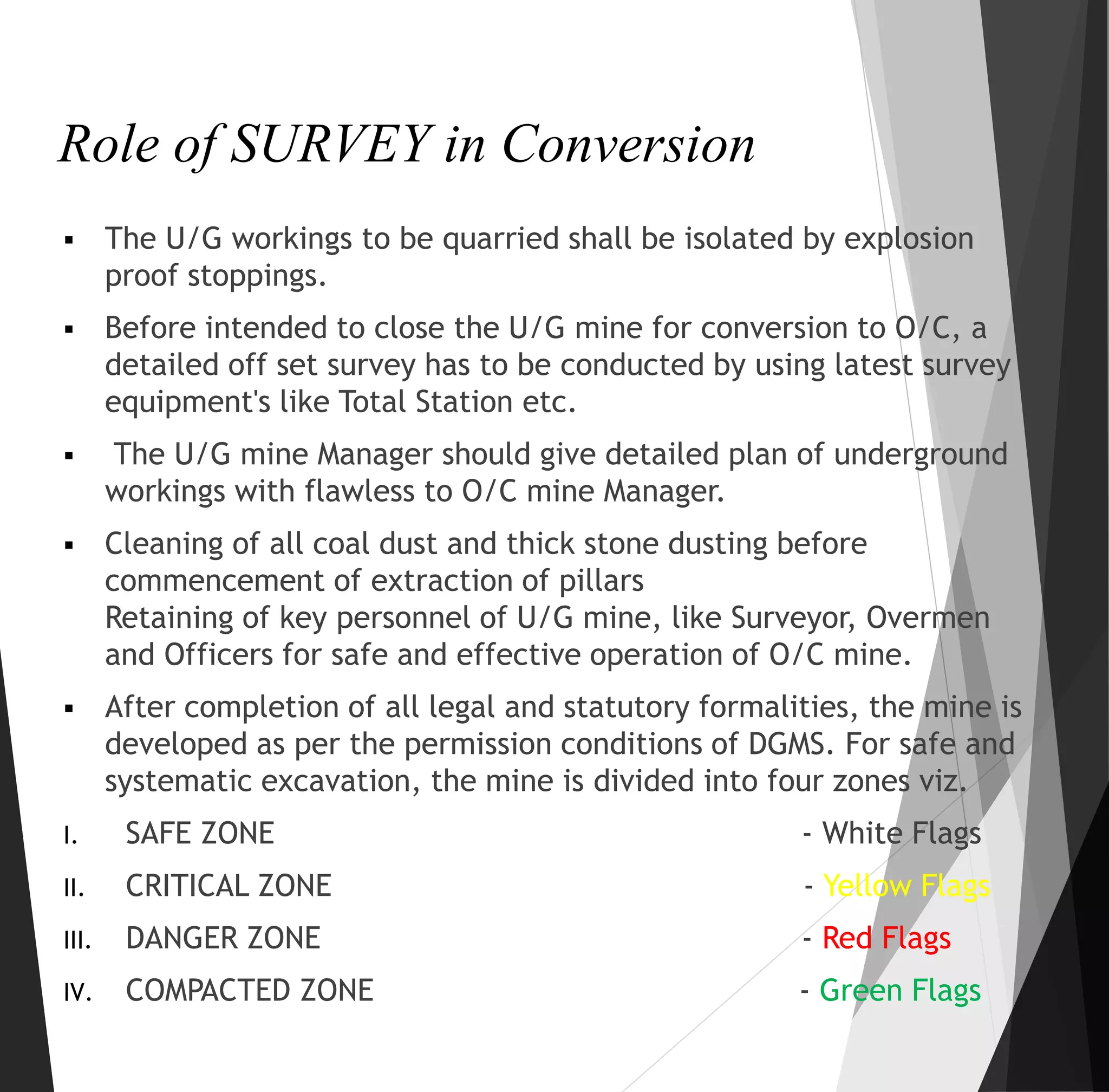 Conversion of Underground Mine to Open Cast Mine | PPTX