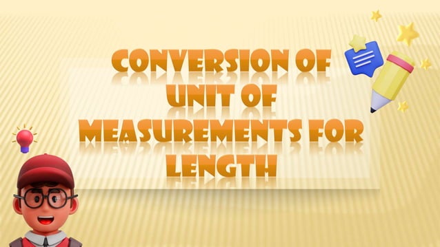 CONVERSION OF UNITS OF MEASUREMENTS.pptx | Needlework | Arts and Crafts