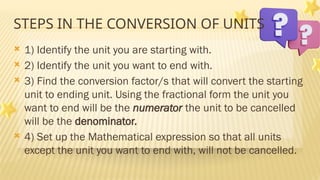 Comprehensive Guide to Unit Conversion and Measurement Systems | PPTX