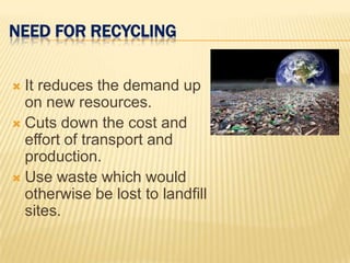 Conversion of waste material into useful products | PPTX