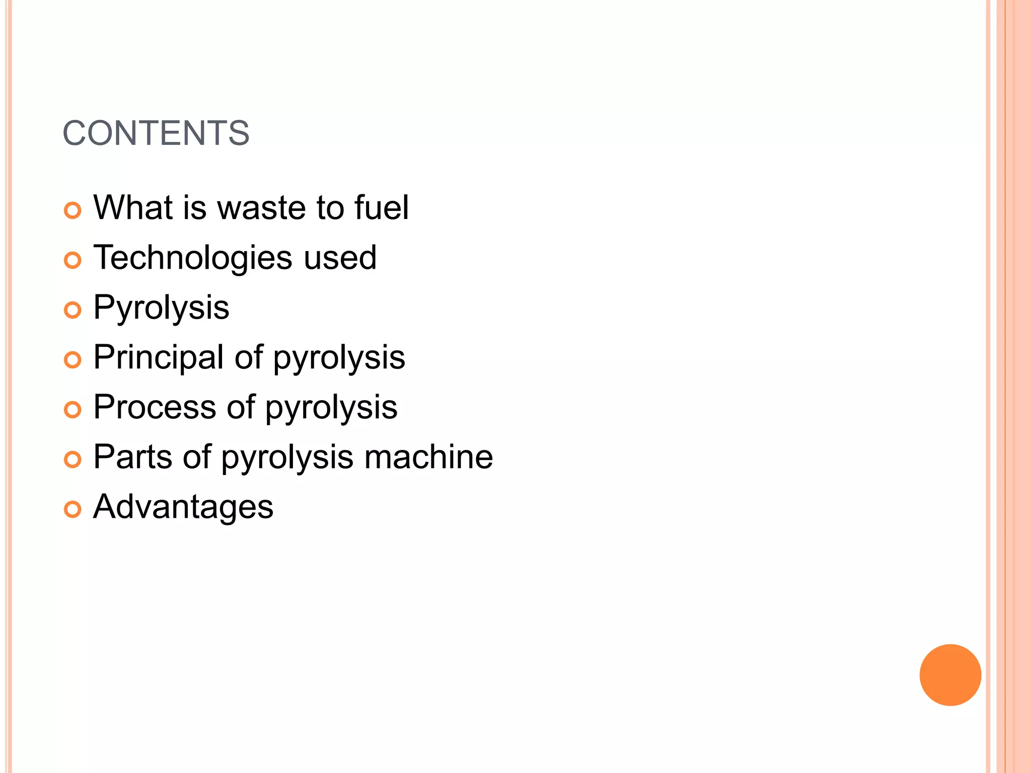 Conversion of waste plastic into fuel | PPTX