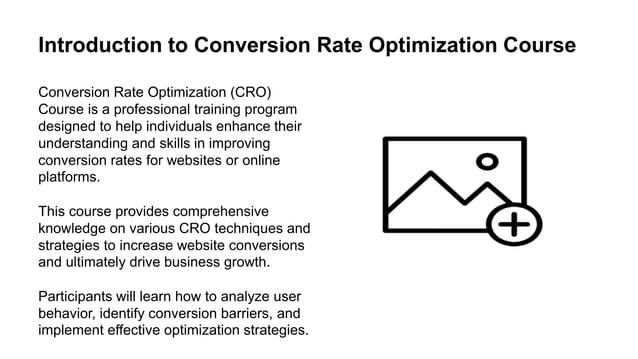 Conversion Rate Optimization Course.pptx
