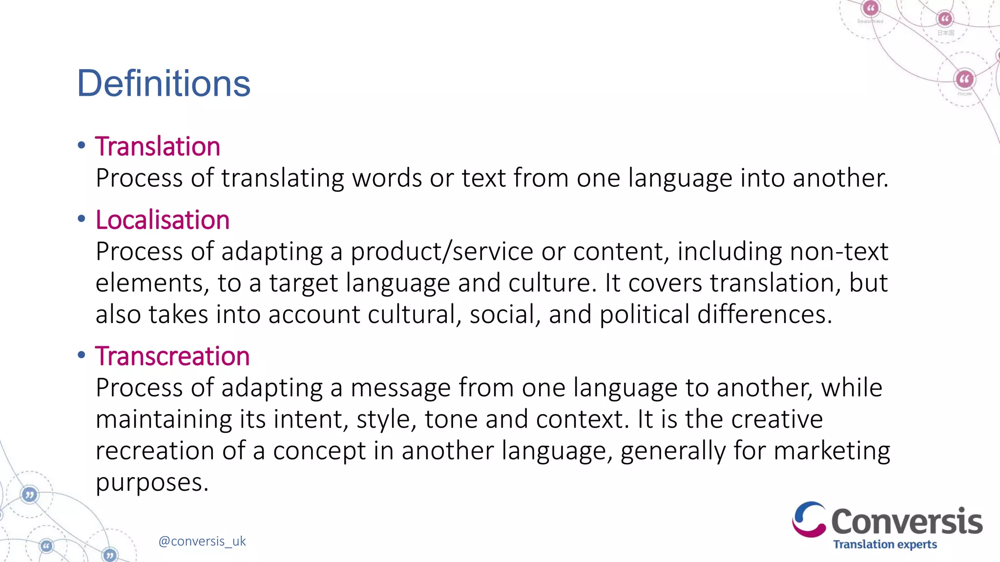 Transcreation | PPTX