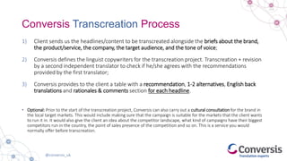 Transcreation | PPTX