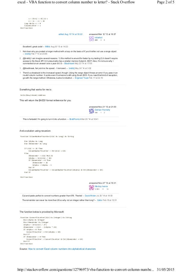 Convert Column number to letter convert-column-number-to-letter