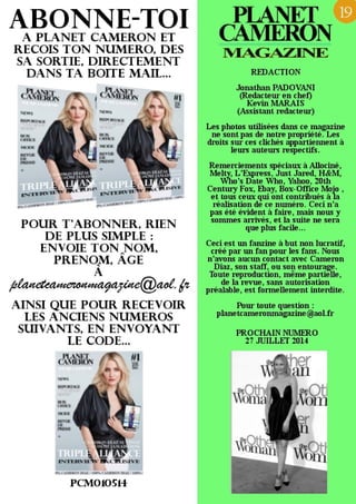 PLANET CAMERON MAGAZINE - Mai 2014 | PDF | Movies | Entertainment