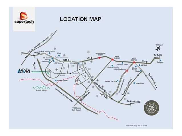 Supertech Aadri Sector 79 Gurgaon Price List Location Map Floor Plan ...