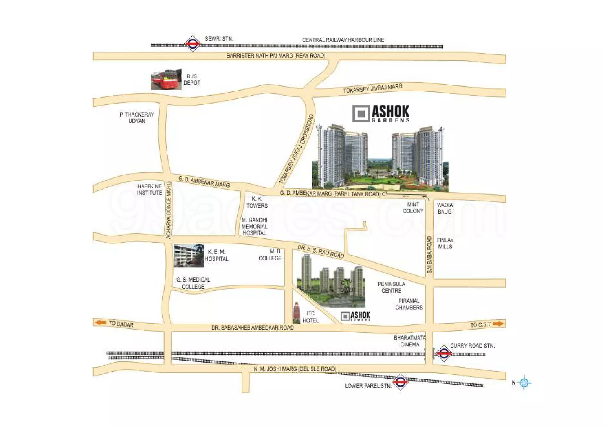 Peninsula Ashok Gardens Parel Mumbai Location Map Price List Floor Site ...