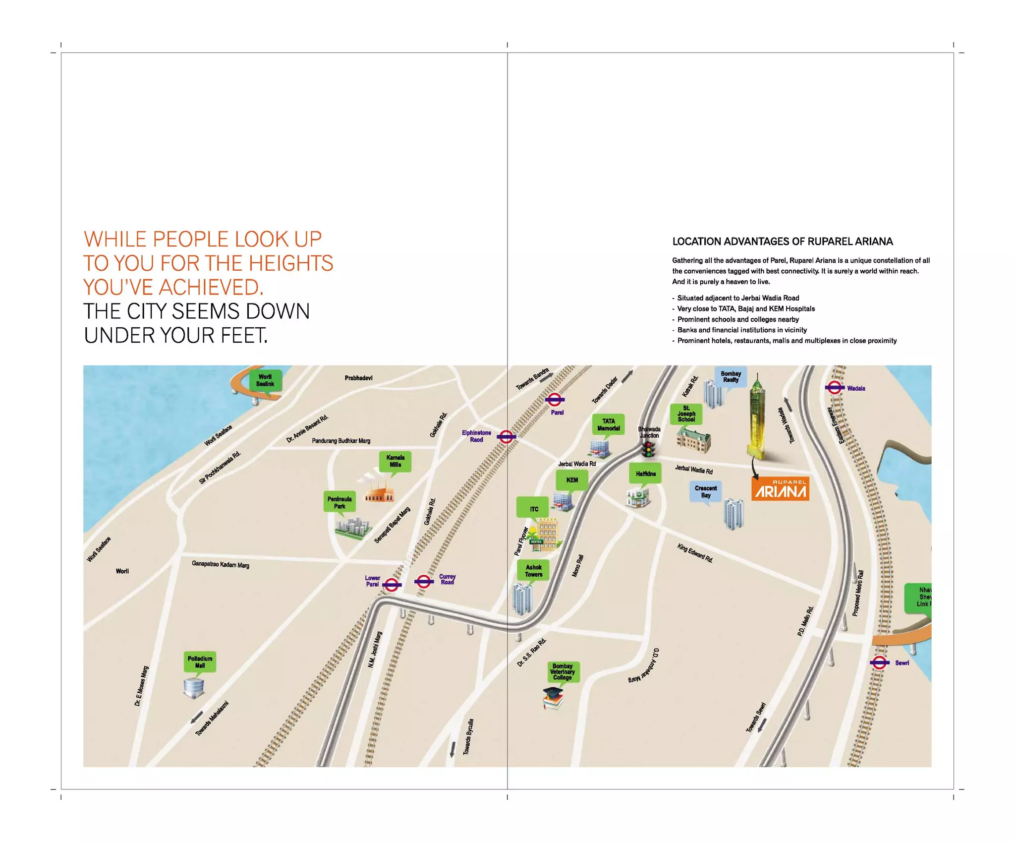 Ruparel Ariana Parel Mumbai Location Map Price List Site Floor Layout ...