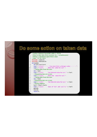 basic loop program | PDF