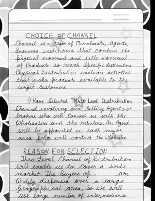 Marketing Management Project Business Studies Class 12 CBSE | PDF