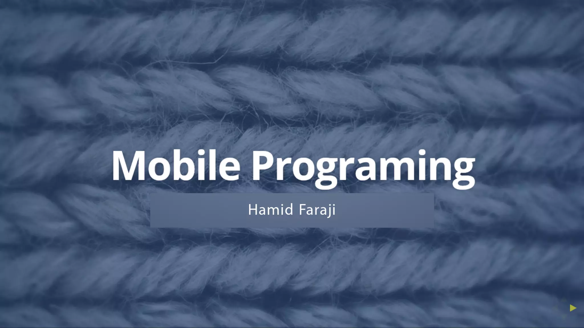 Mobile Programing | PDF