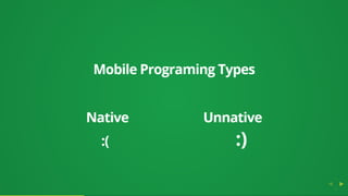 Mobile Programing | PPT