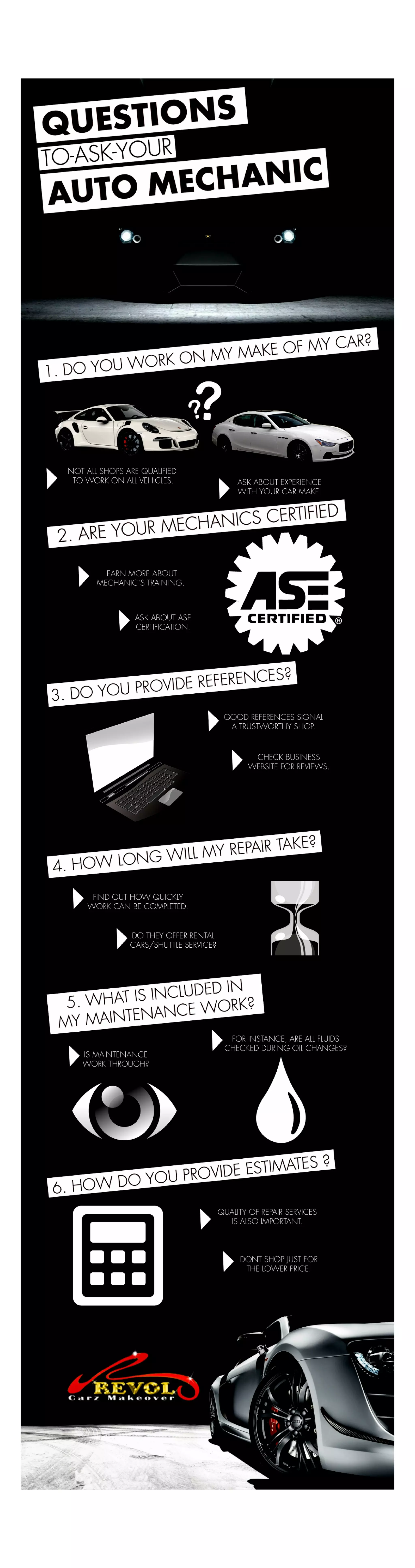 Questions to ask your Auto Mechanic | PDF | Auto Repair | Automotive