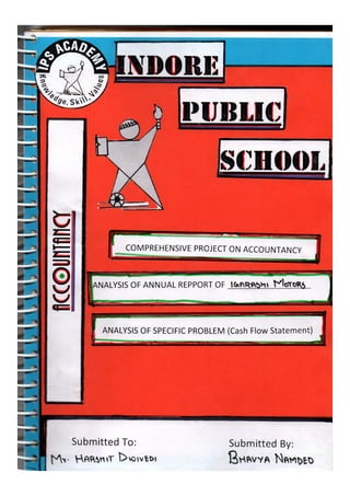 Accountancy class 12 comprehensive project (all 3 projects covered) | PDF