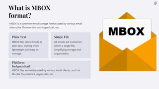 Convert MBOX files to Outlook PST format | PDF