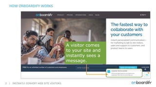 How to Onboard Your Site Visitors | PDF