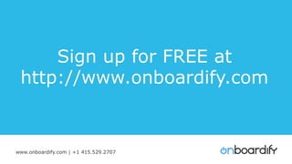 How to Onboard Your Site Visitors | PDF