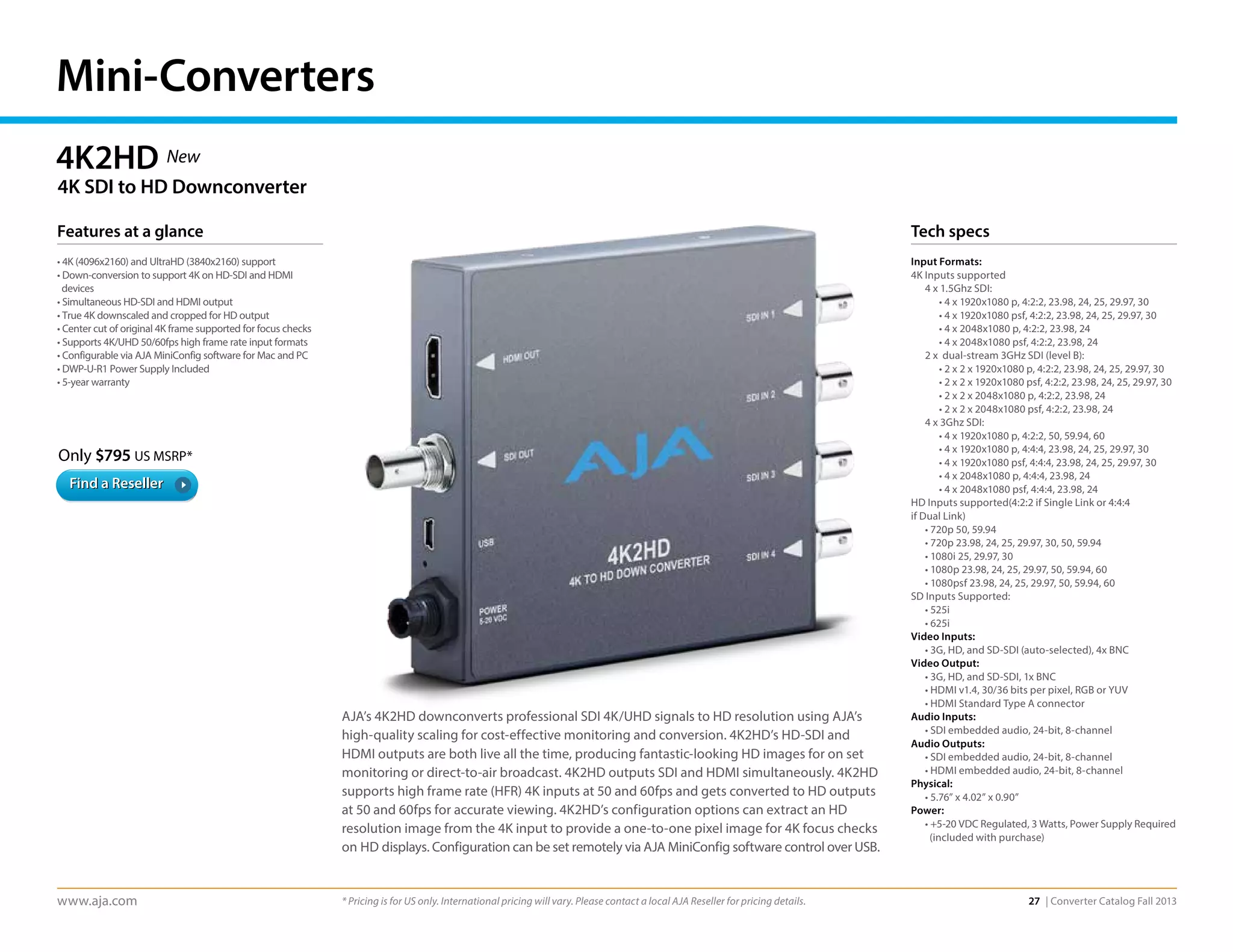 AJA Converter brochure | PDF