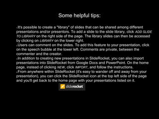 How to Use SlideRocket | PPT