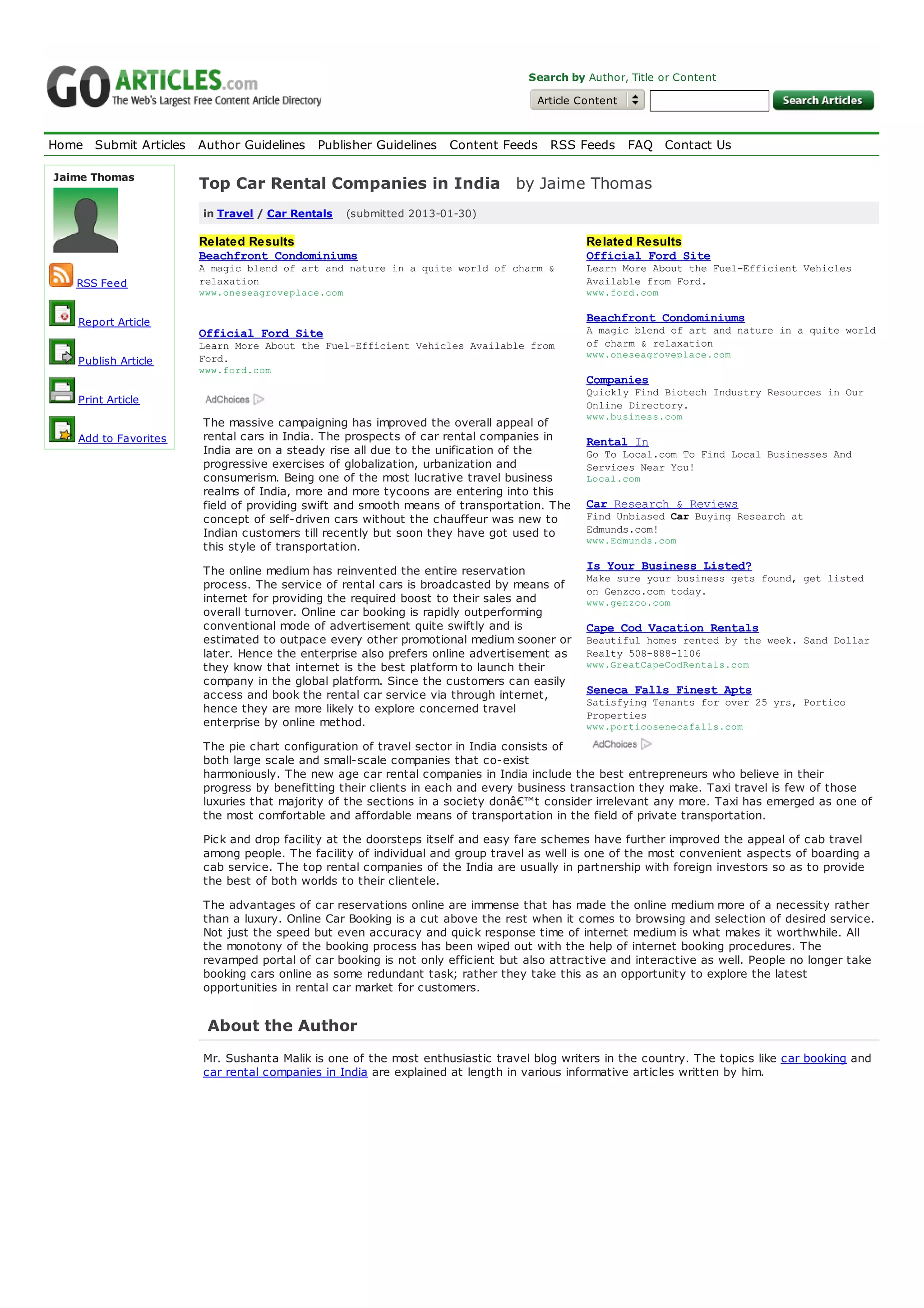 Car Booking | PDF