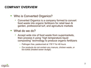 Converting Food Waste into Fertilizer - Flannery | PPT